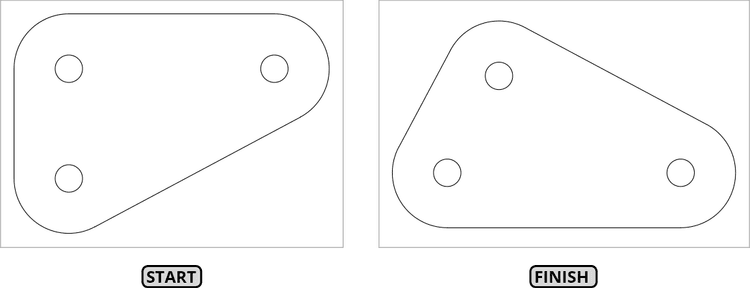 The Reference Option Part 1: The Rotate Tool: AutoCAD Tutorial
