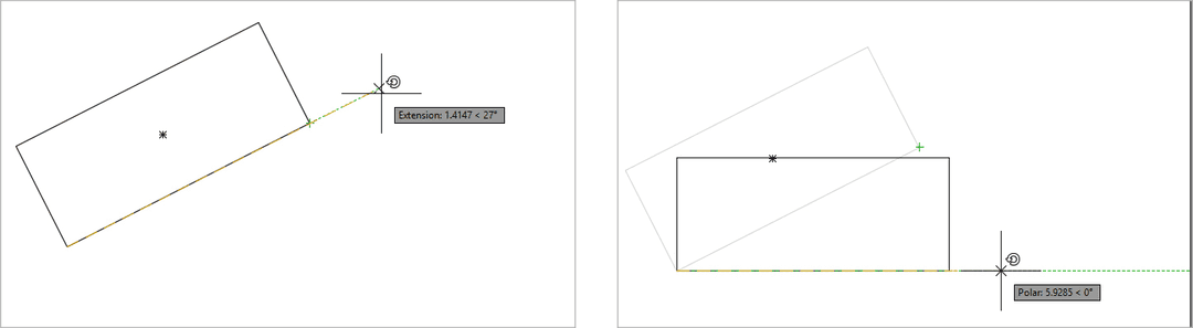 The Reference Option Part 1: The Rotate Tool: AutoCAD Tutorial