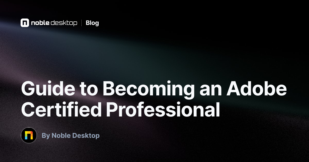 Guide to Becoming an Adobe Certified Professional — Graphic Design