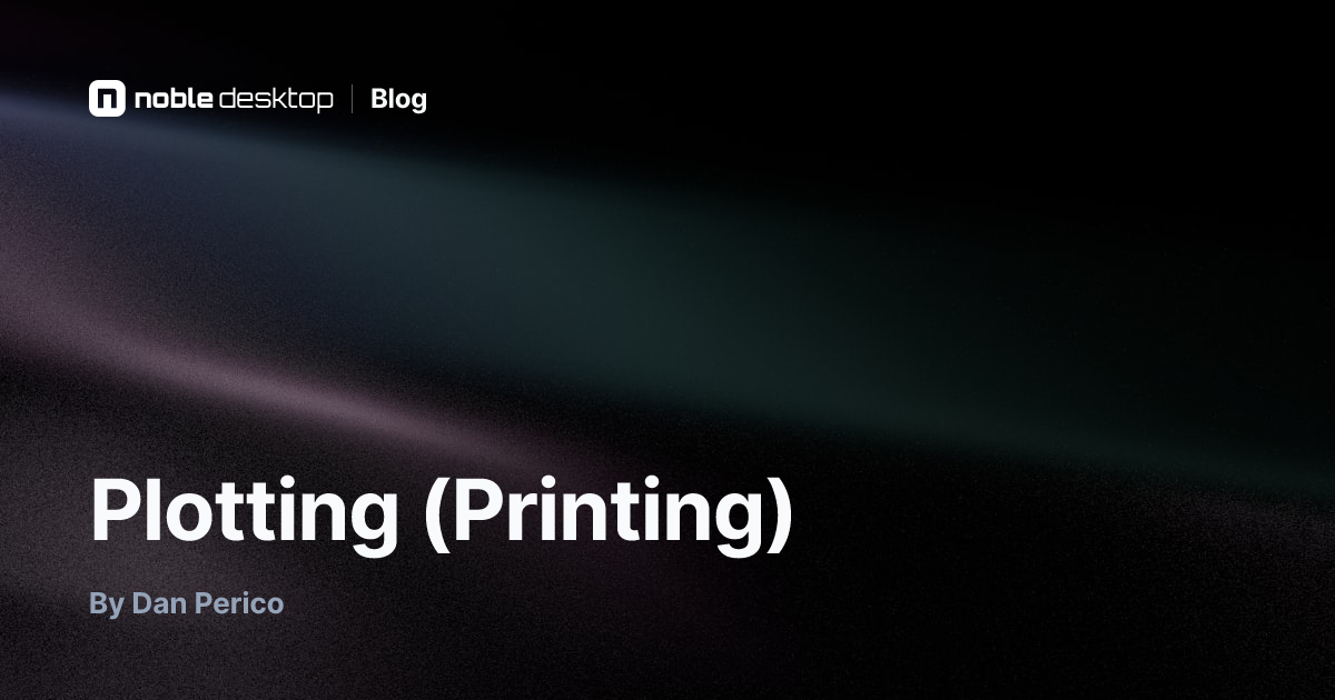 Plotting (Printing): AutoCAD Tutorial