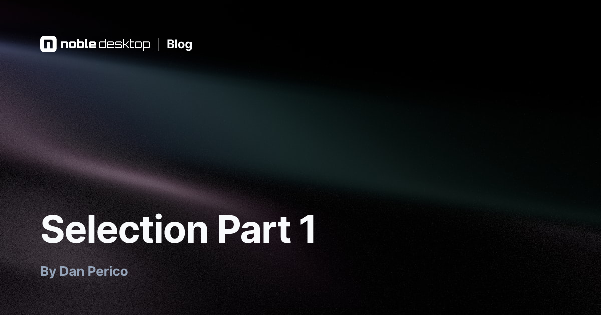 Selection Part 1: AutoCAD Tutorial