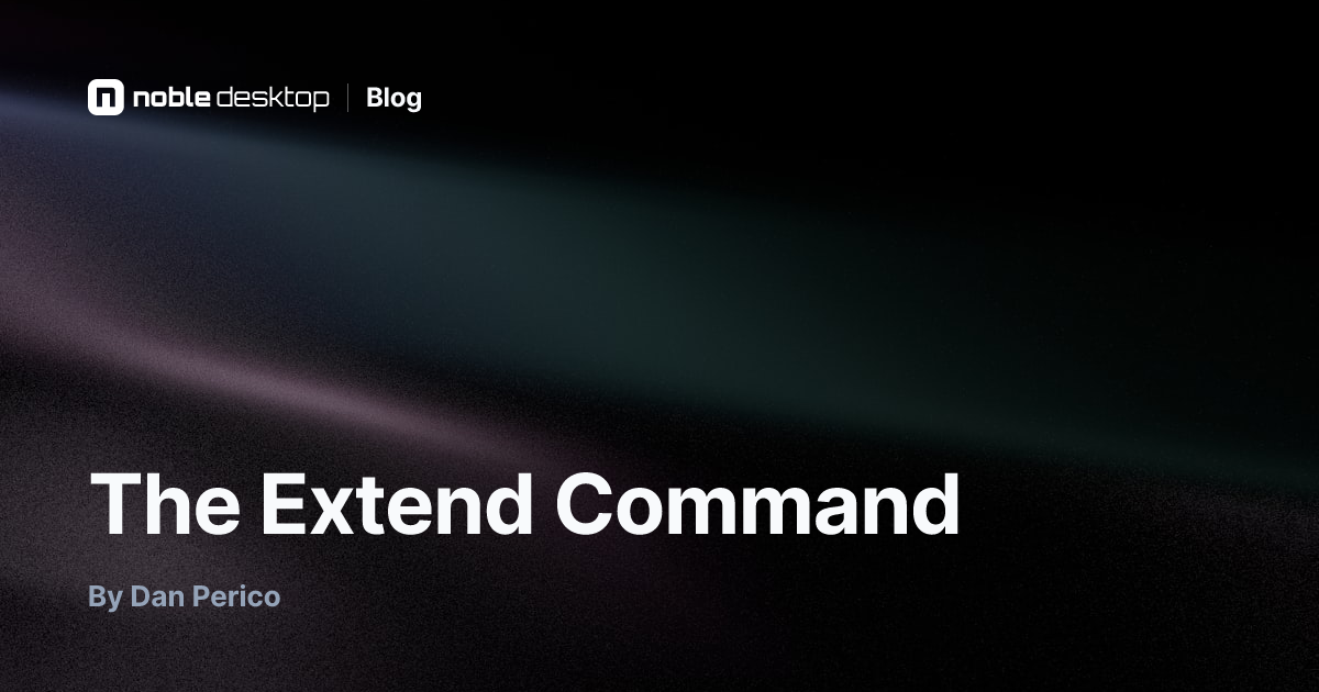 The Extend Command: AutoCAD Tutorial
