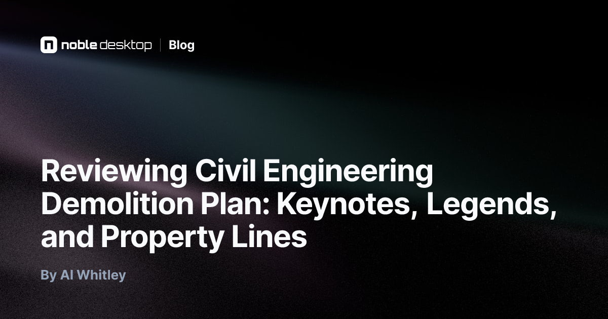 Reviewing Civil Engineering Demolition Plan