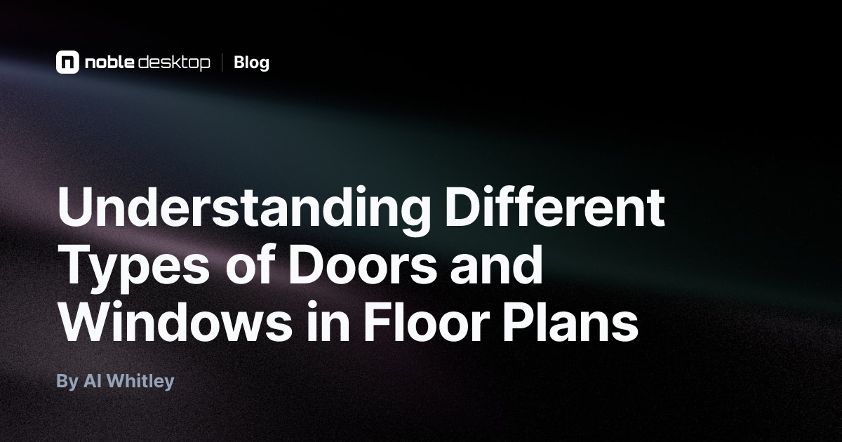 Different Types of Doors and Windows in Floor Plans