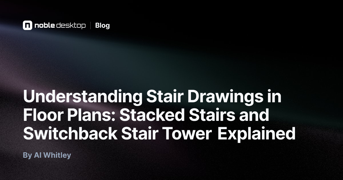 Understanding Stair Drawings in Floor Plans