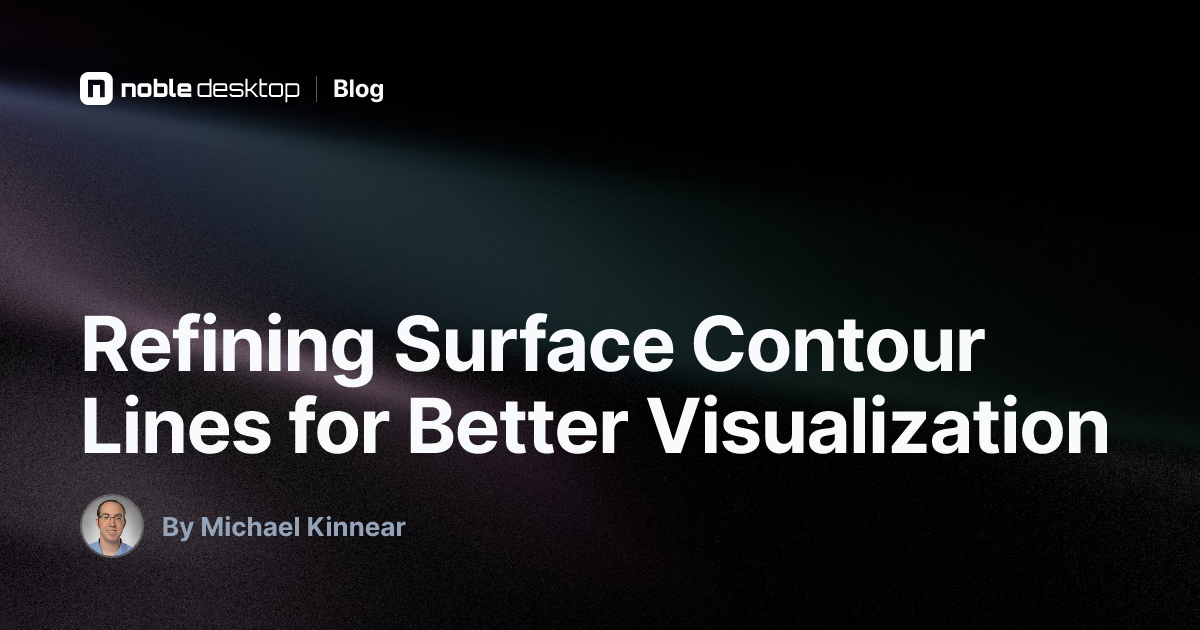 Refining Surface Contour Lines for Better Visualization — Civil 3D