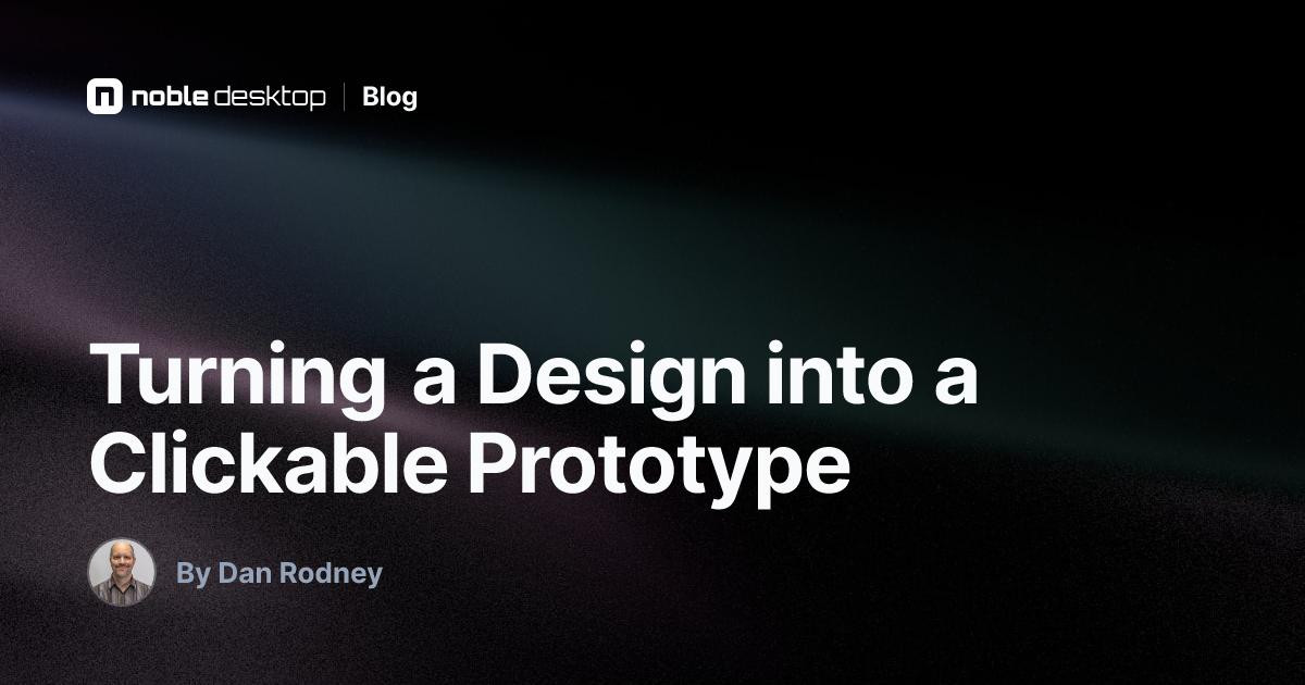 Turning a Design into a Clickable Prototype | Figma Tutorial