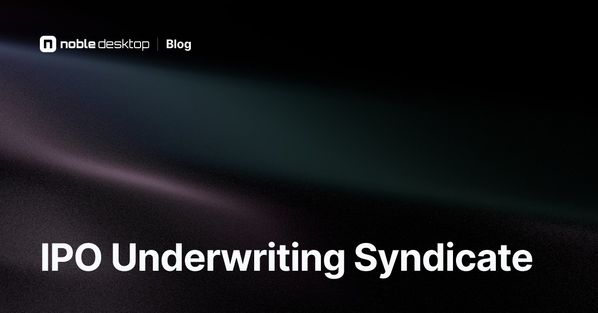 IPO Underwriting Syndicate: Tutorial and Video