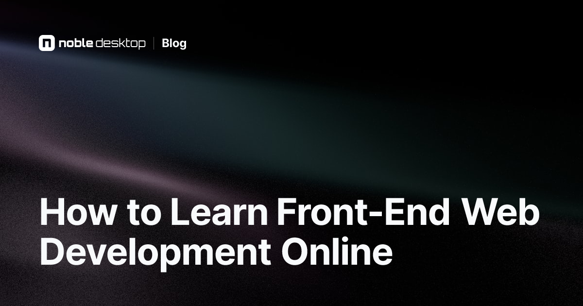 Learn Front-End Web Development Online for Beginners