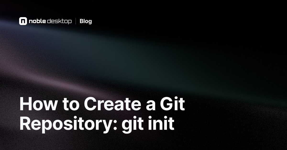 Create a Git Repository with git init | Git Tips & Commands