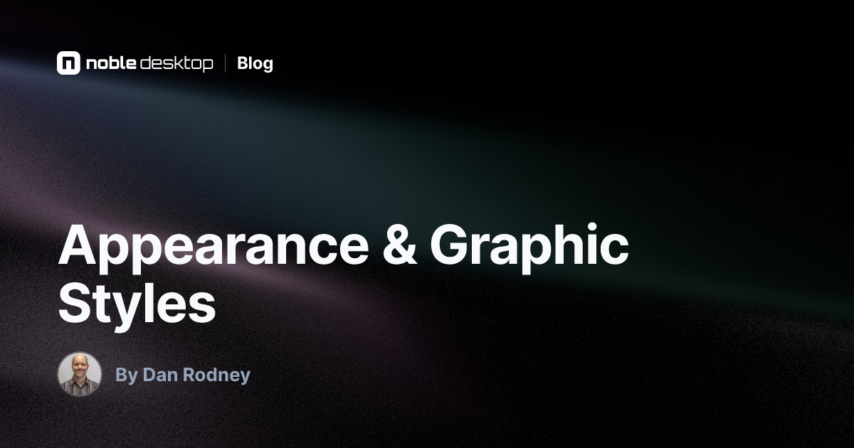 Appearance & Graphic Styles: Illustrator Tutorial