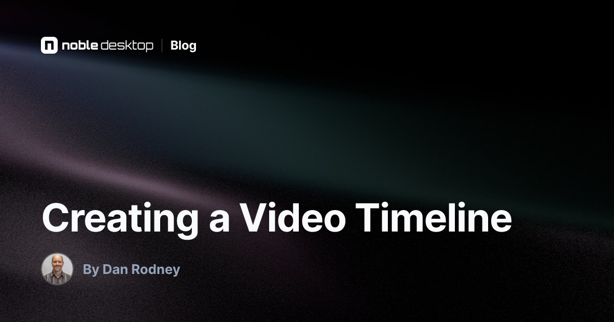 Creating a Video Timeline: Photoshop Tutorial