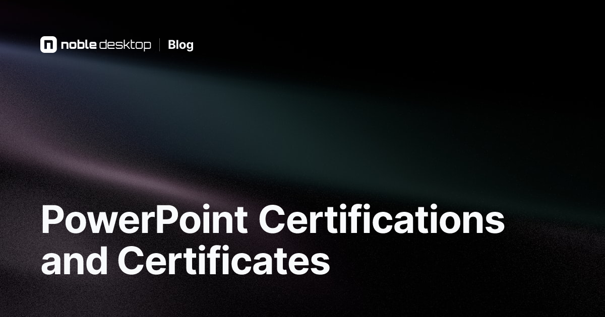 Which PowerPoint Certification is Best?