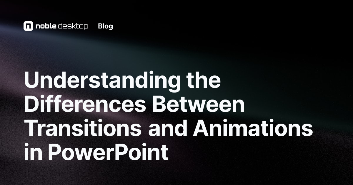 Understanding the Differences Between Transitions and