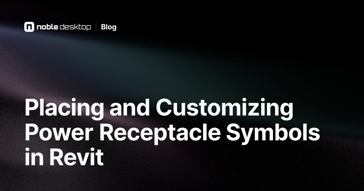 Placing and Customizing Power Receptacle Symbols in Revit — Revit MEP