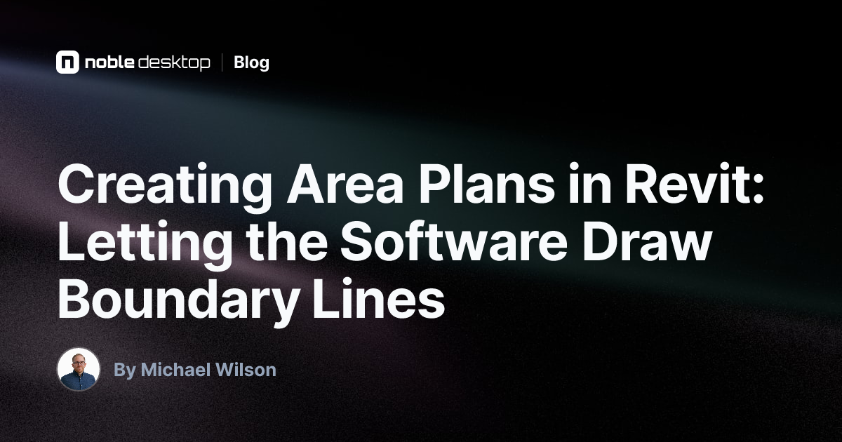 Creating Area Plans in Revit: Boundary Lines