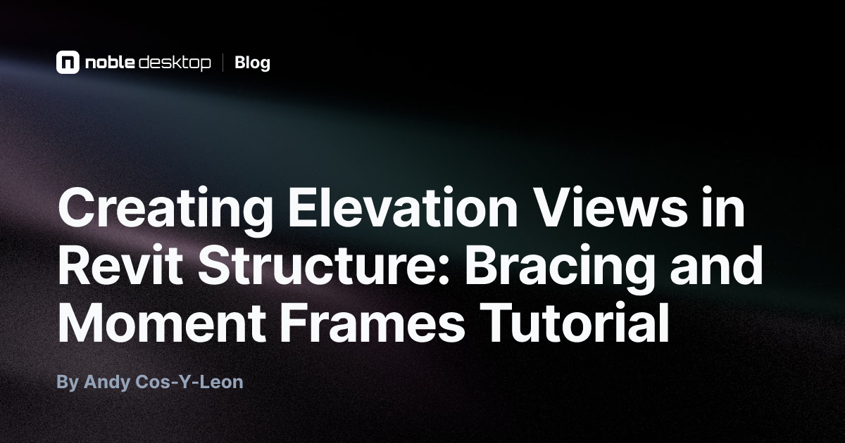 Creating Elevation Views in Revit Structure