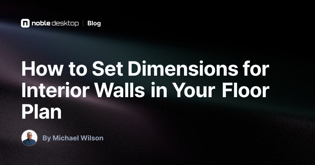 How to Set Dimensions for Interior Walls in Your Floor Plan — Revit