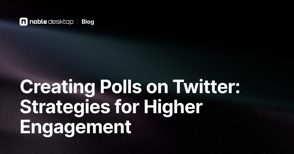 Creating Polls on Twitter: Strategies for Higher Engagement — Social ...