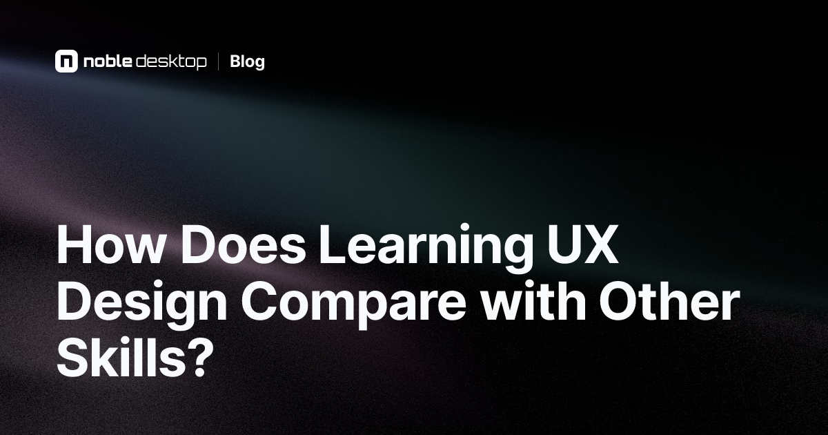 Compare UX Design with Other Skills