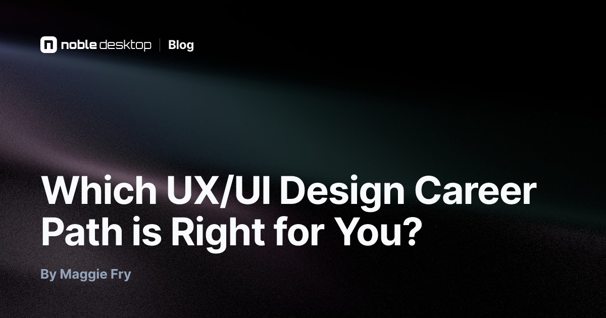 UX/UI Design Career Paths
